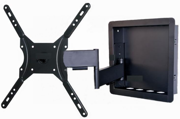 Amazon.com: Recessed in Wall Box Articulating Mount fo Vesa 100 x 100 ...