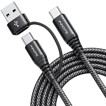 AINOPE 2-Pack 6.6ft 60W USB C to USB C Charger Cable, Fast Charging ...