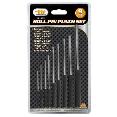 IIT 21135 Roll Pin Pilot Punch Set Punches Tools, 9 Piece : Amazon.in ...