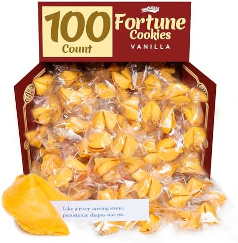 Amazon.com: Snackathon Fortune Cookies, Individually Wrapped, Bulk Pack ...