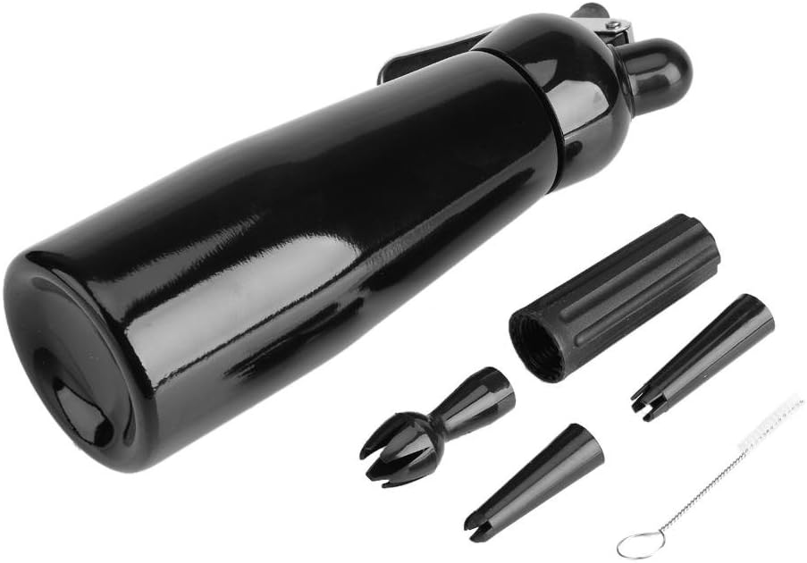 Amazon | 500ml クリーム泡立て器 クリームホイッパー ディスペンサー コーヒー フォーマー デザート 泡立て フレッシュ クリーム バター ディスペンサー 業務用 家庭用 ...