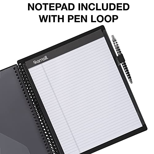 Snapklik.com : Samsill 24 Pocket Spiral Project Folders