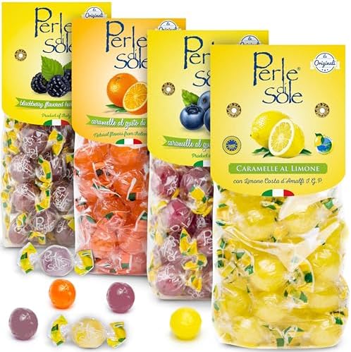 Amazon.com : Perle di Sole Candy from Italy - Italian Hard Candy ...