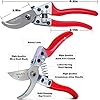 Amazon.com : HyleJhJy Pruning Shears with Stainless SK5 Steel Blades ...
