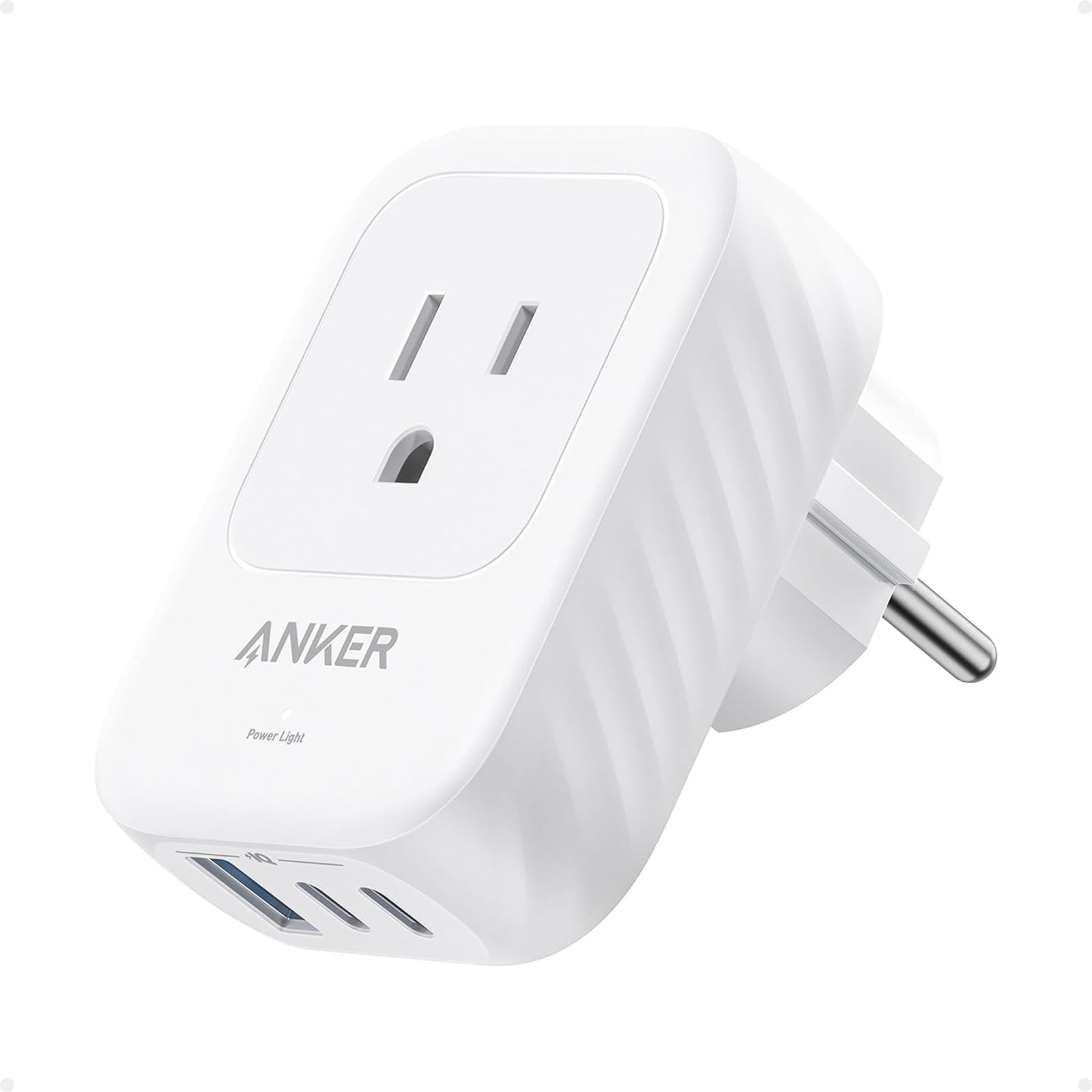 Amazon.com: Anker European Travel Plug Adapter, 15W USB-C Power Plug ...