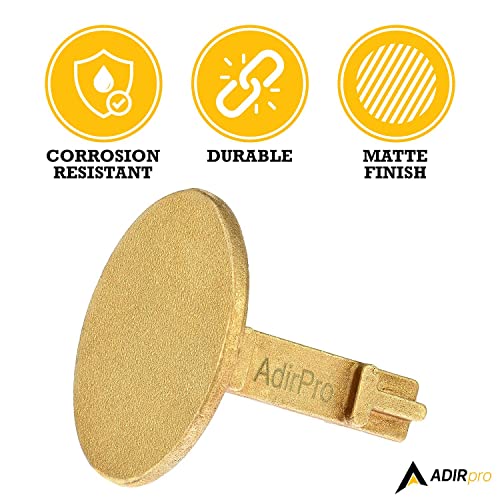 Snapklik.com : AdirPro Survey Markers Durable Solid Brass & Low Profile ...