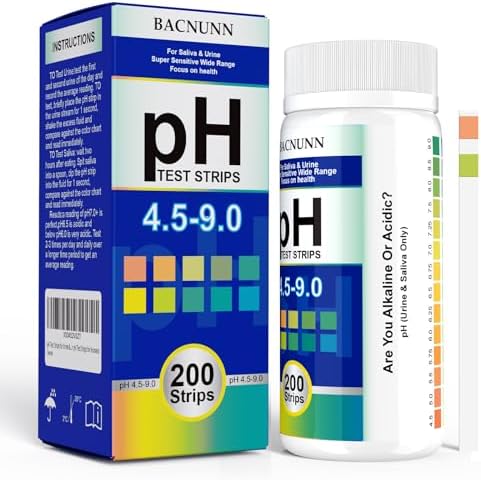 Amazon.com: pH Test Strips 0-14, 0.5 Accuracy 100ct, Esee pH Strips pH ...