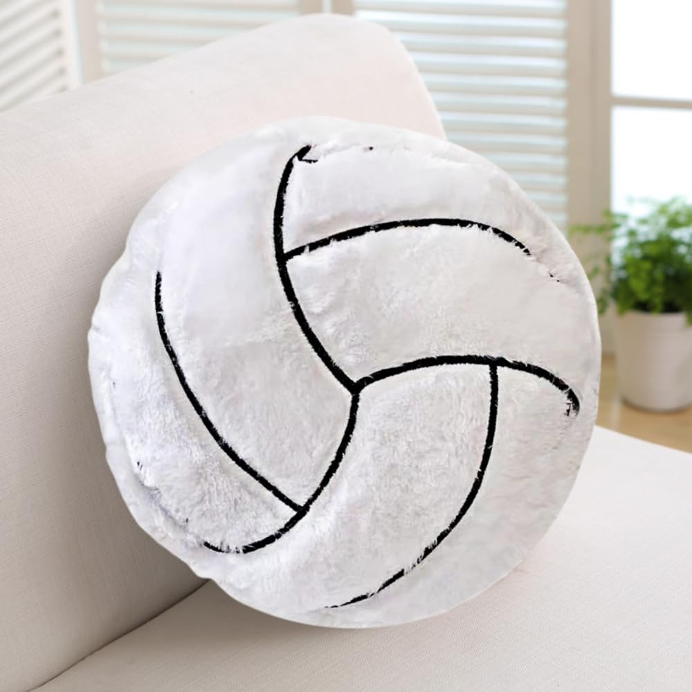 Amazon.com: XIZHI 18" Volleyball Plush Pillow Fluffy Durable Stuffed ...