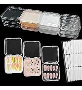 Amazon.com: 12pcs Press on Nail Storage Box with 60 Pcs Adhesive Double ...