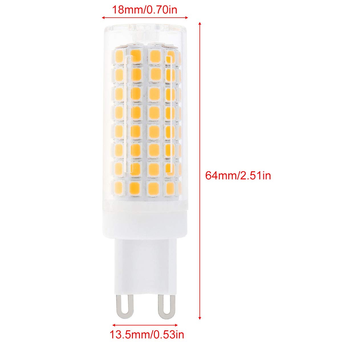 Snapklik.com : RTNLIT G9 LED Bulbs, 10W