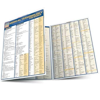 Medical Terminology: The Basics QuickStudy Laminated Reference Guide (QuickStudy Academic ...