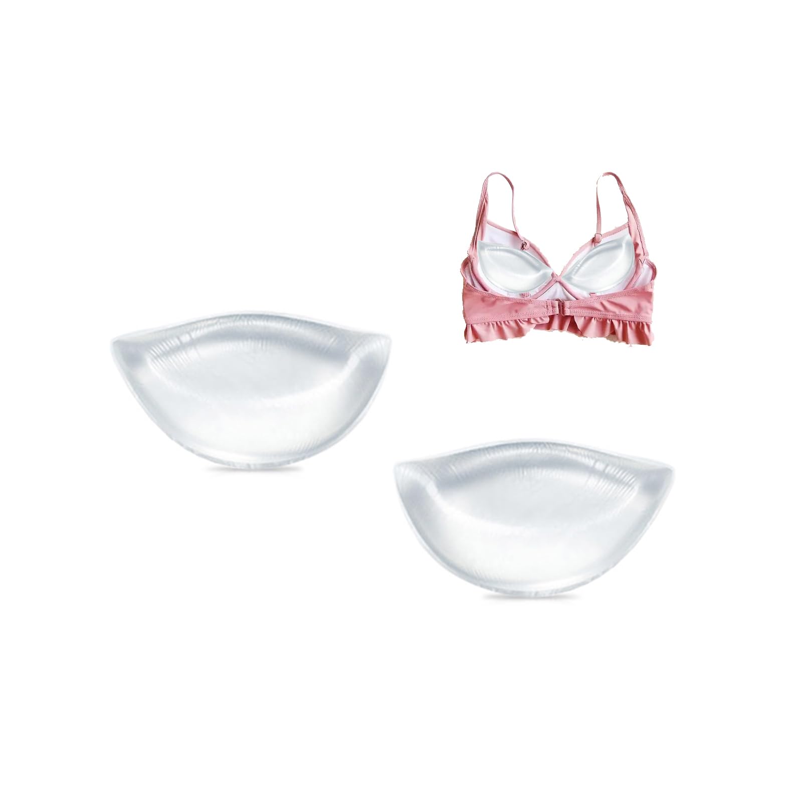 Silicone Breast Forms - Push Up Bra Pads Inserts, Chicken Fillet Bra ...