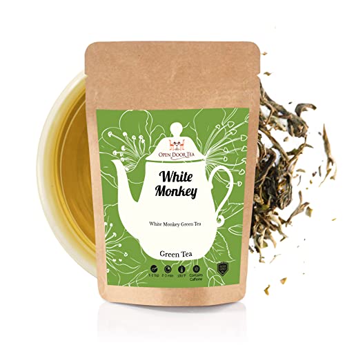 Amazon.com: Open Door Tea - White Monkey | Green Tea, Loose Leaf - 1 ...