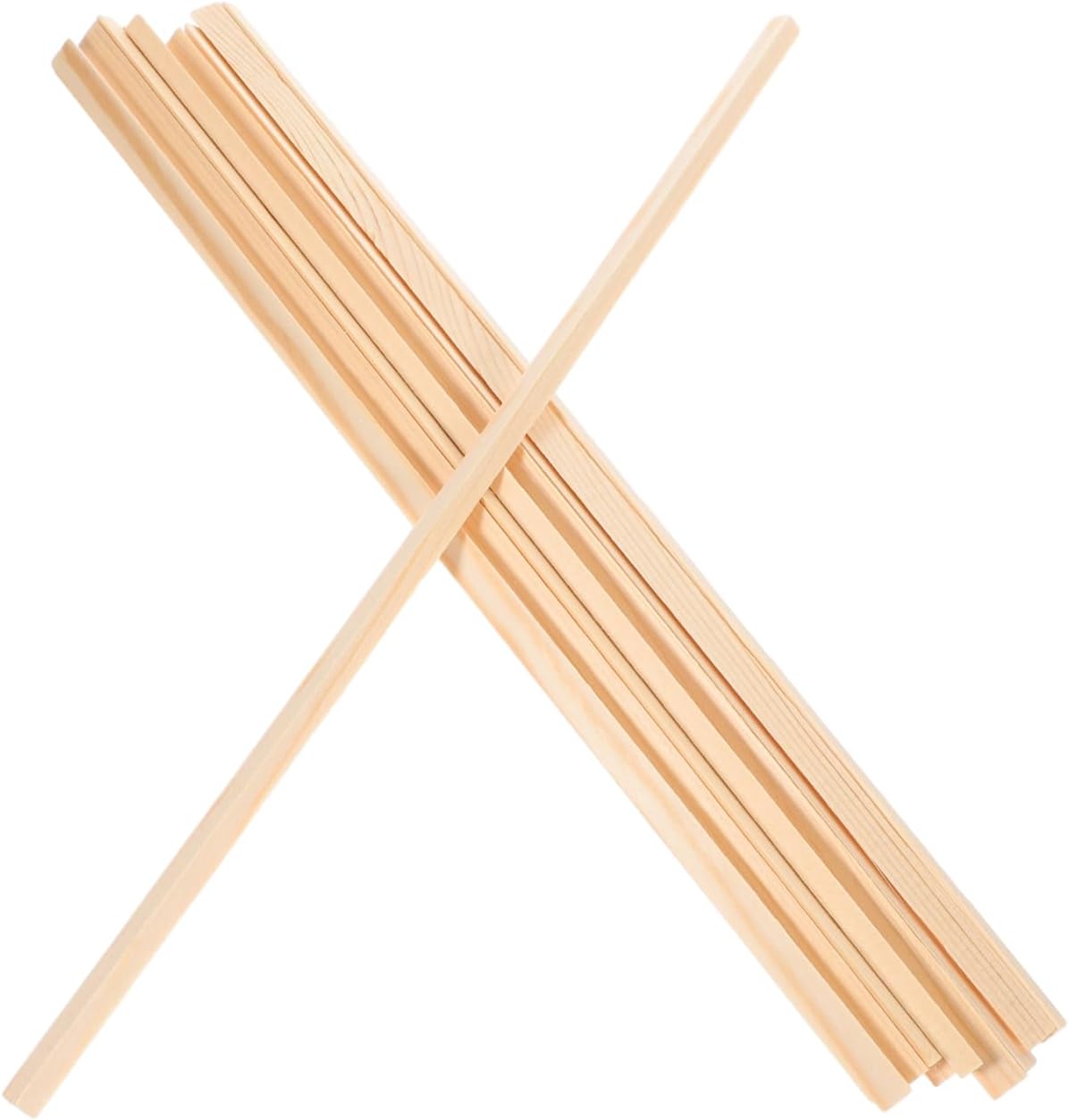 Amazon.com: 10 Pcs Triangular Wooden Stick Trim for Window Frame, 11.81 ...