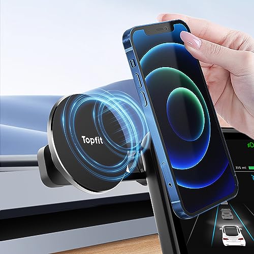 topfit Tesla Model 3 Model Y Center Console Phone Holder Mobile Phone ...