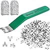 Lizenoz Glazier Point Driver Tool with 200 Glazing Points & 2 Finger ...