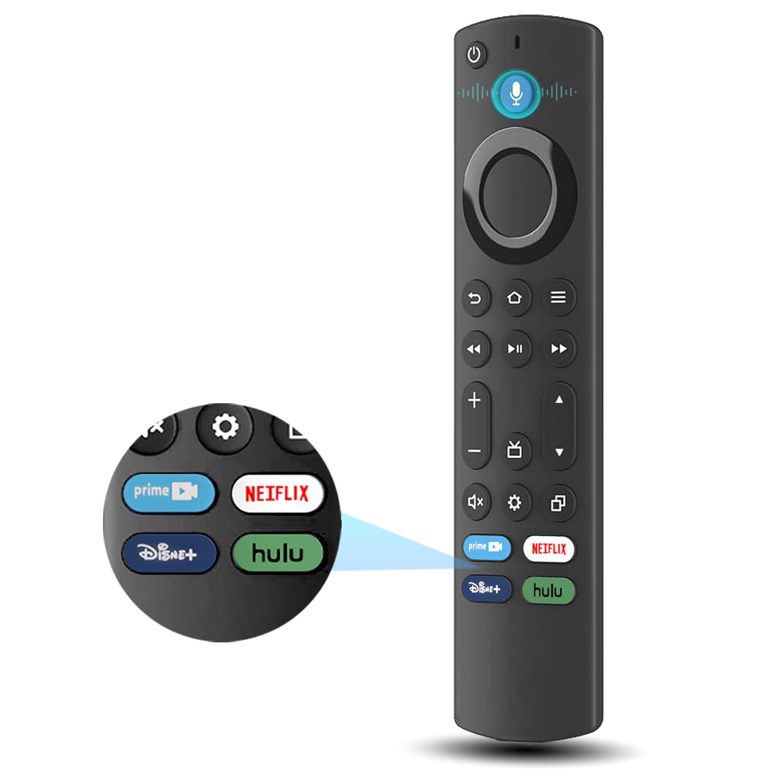 Amazon.com: Luyeper Replacement Voice TV Remote Control for Fire Smart ...