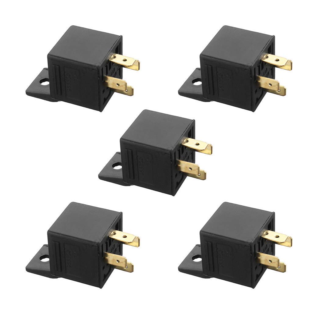 Buy Cycle Timer Relay 5pcs 12 V DC 30Amp 4 Pin Heavy Duty Relay/Split ...