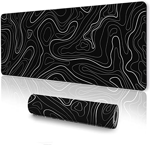Amazon.com: Higround SNOWSTONE Large Topograph Gaming Mousepad, Cool ...
