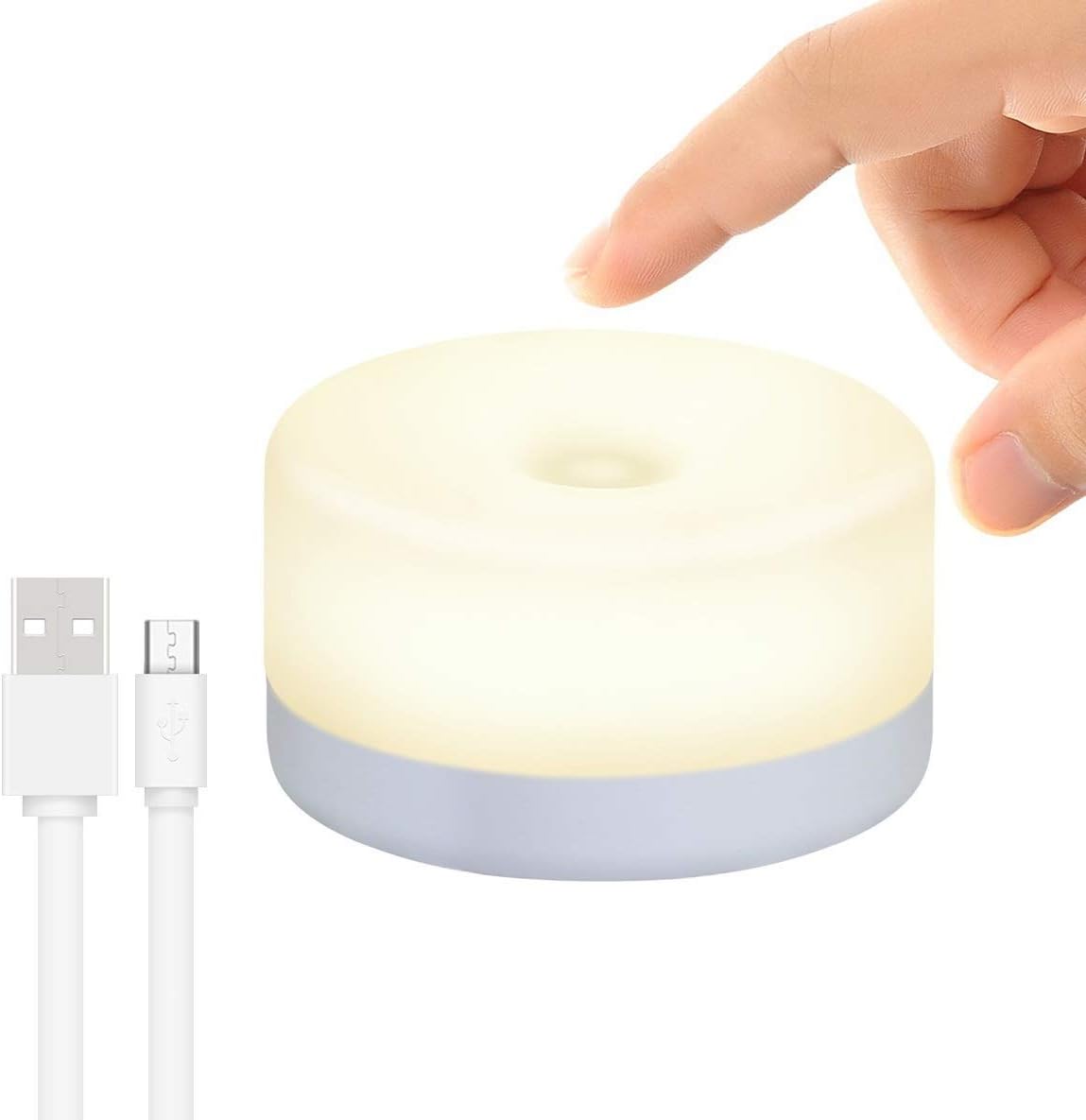 Night Light, Touch Lamp Bedside, Wireless Rechargeable LED Control ...