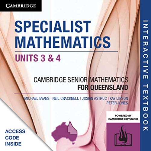 CSM QLD Specialist Mathematics Units 3 and 4 Digital (Card) (Essential ...