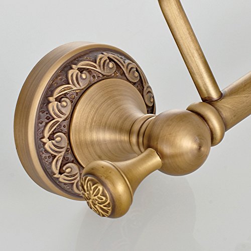Leyden Antique Brass Toilet Paper Holder, Bathroom Retro - Want It All