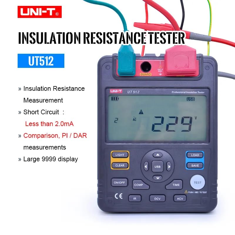 Snapklik.com : UNI-T Uni-Trend Ground Resistance Meter UT511/512/513A ...