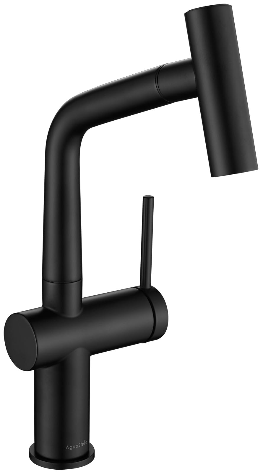 AguaStella AS06MB Matte Black Bar Faucet or Prep Kitchen Sink Faucet ...