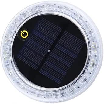 Amazon.com: YOMTOVM Solar Strobe Warning Light, 16 LEDs Sticky Base ...