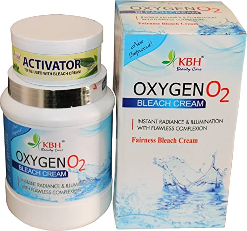 Oxygen O2 Plus Facial Bleach Cream for Instant Glow 1Kg Mega Pack Oxy ...
