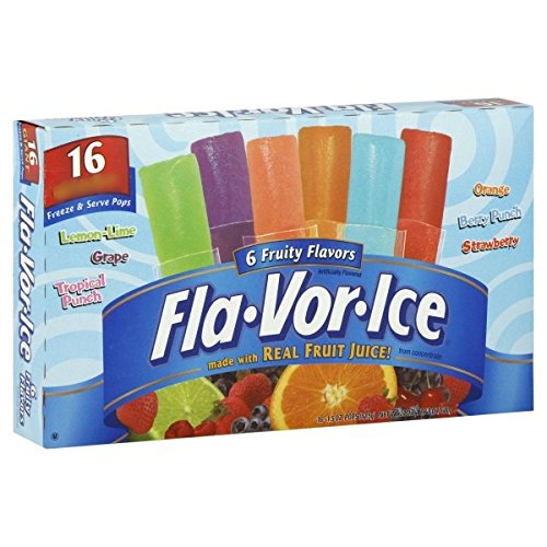 Amazon.com: Flavor Ice Freeze Pops 16 Count : Grocery & Gourmet Food