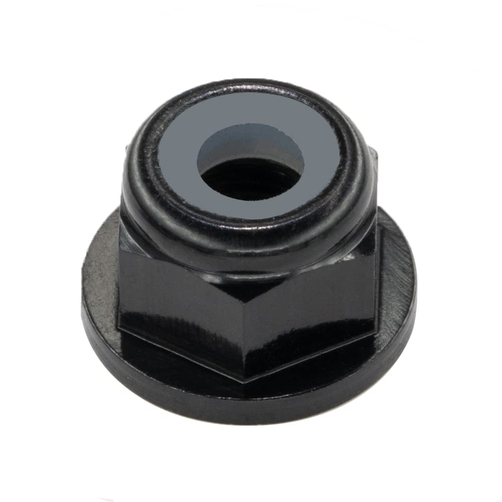 30pcs M3 Flange Lock Nuts CW Aluminum Alloy Nylon Inserted Self ...