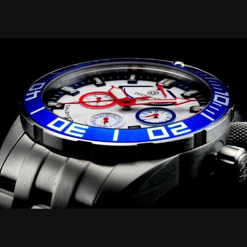 Buy Deep Blue Chronograph Luminous dial Dial Men's Watch-I Cal Diver ...