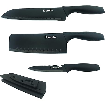 Amazon.com: Blue Diamond Sharp Stone Nonstick Stainless Steel Cutlery ...