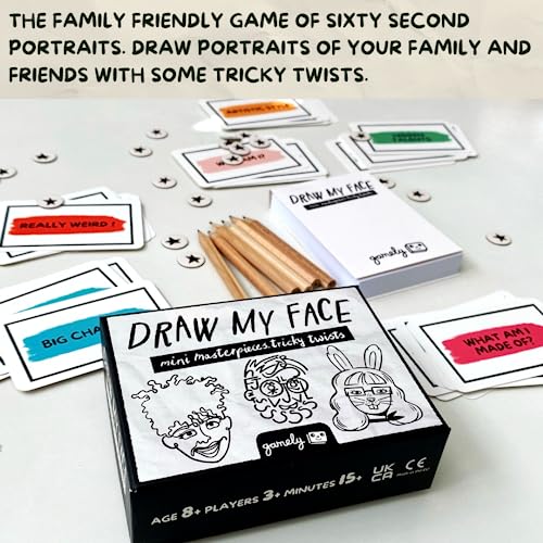 Draw My Face: The pocketsize party game of sixty-second portraits with ...