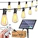 Stright Solar Powered String Light 120FT with Remote Control 8 Light ...