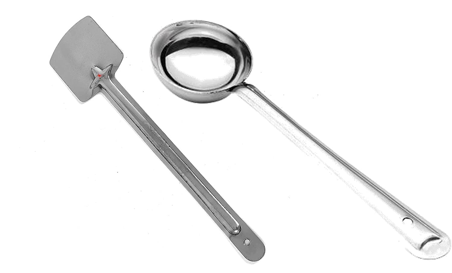 Buy ILT Retail - 33.5 Cm Long Stainless Steel Perfect Dosa Making Spoon ...