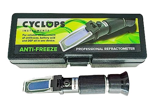 CYCLOPS INSTRUMENTS Antifreeze Premium Refractometer for Automotive ...