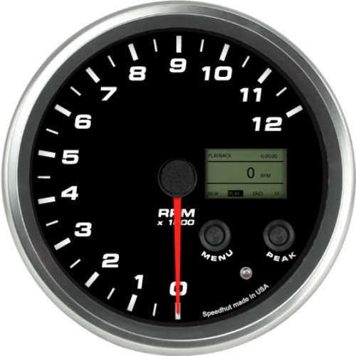 SpeedHut gr45-pb05 reproducción tacómetro 12 K RPM (Dash Mount), 4 – 1/ ...