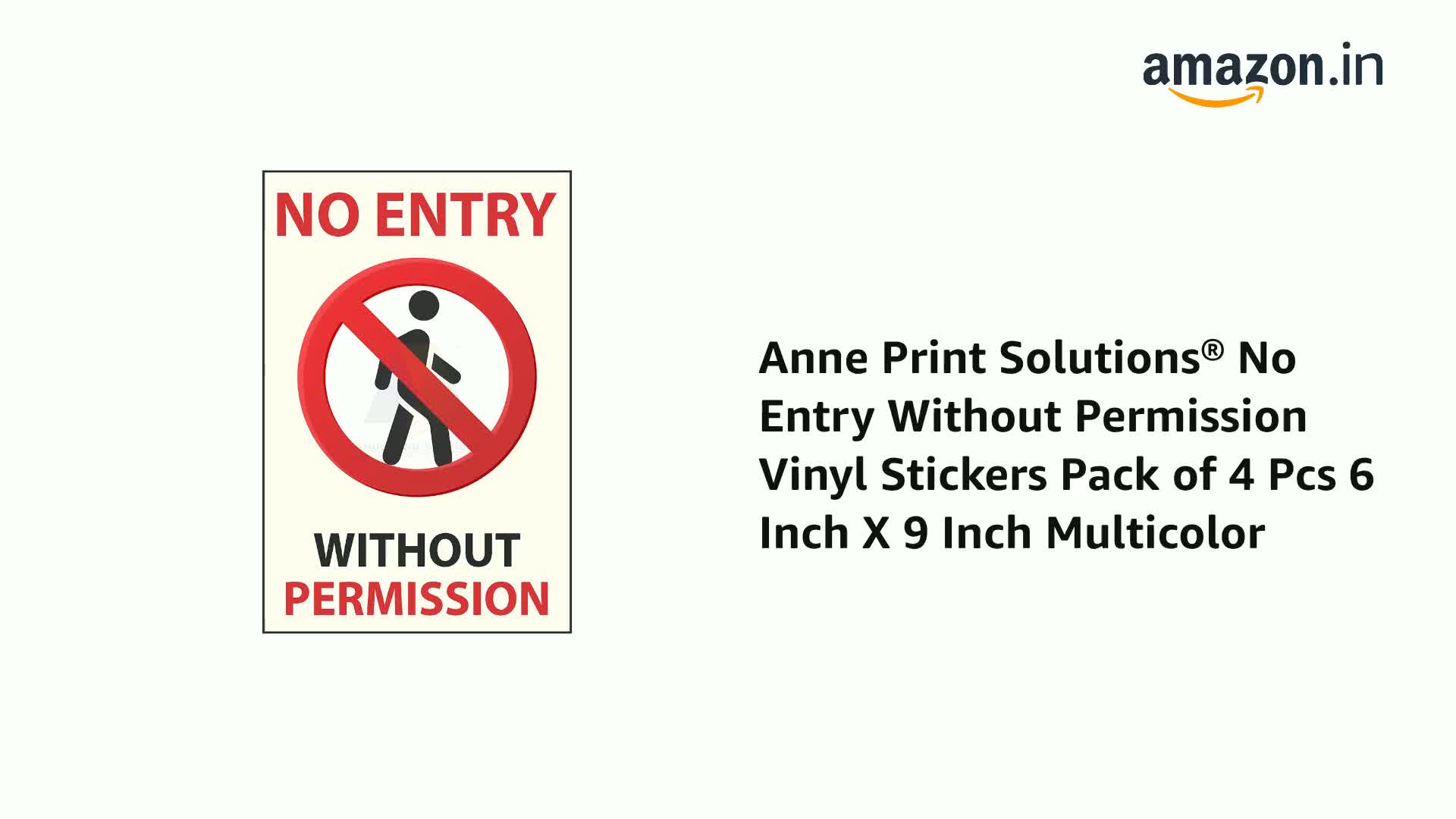 Do Not Enter Without Permission Logo
