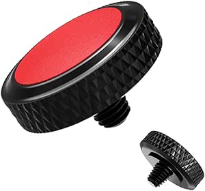 Amazon | ソフトレリーズ シャッターボタン ブラック ＋ レッド Fuji Fujifilm X half X-E5 GFX100RF X-M5 X-T50 X100VI X100V ...