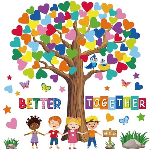 Amazon.com: 108 Sheet Tree Bulletin Board Set - Classroom Tree Bulletin ...