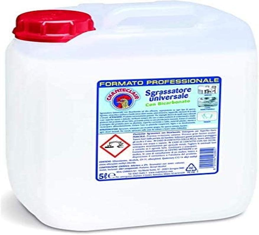 Chanteclair Sgrassatore Universale Con Bicarbonato - 5 L : Amazon.it ...