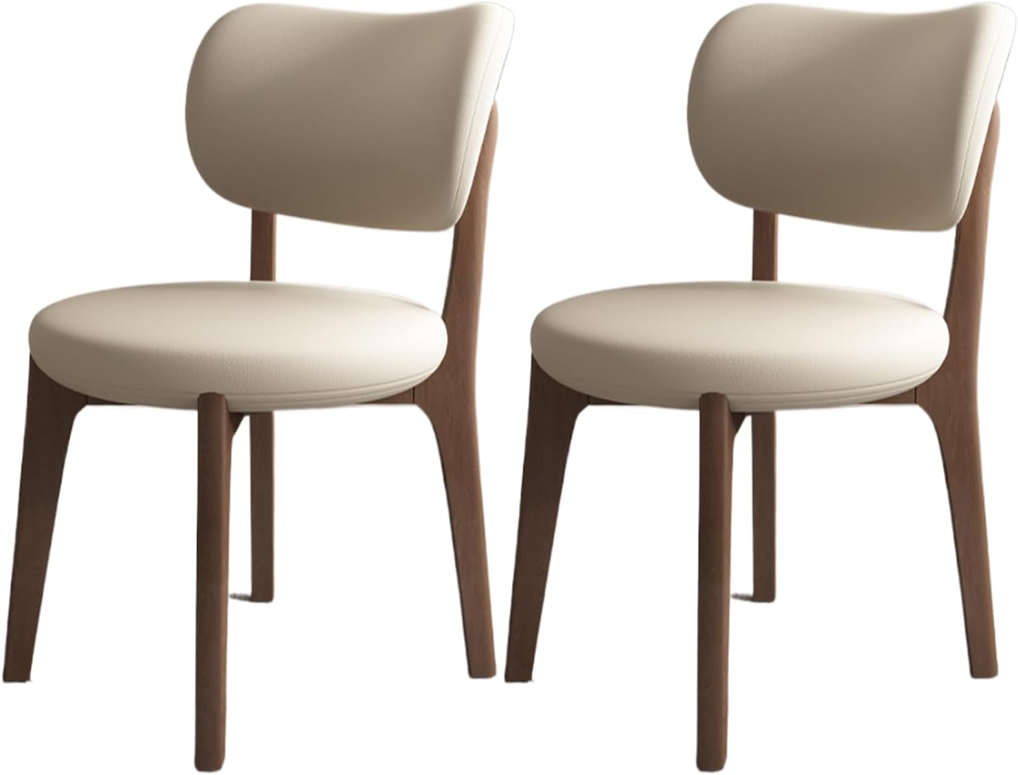 Amazon.com - JS Space Solid Wood Dining Chairs Set of 2,Mid Century ...