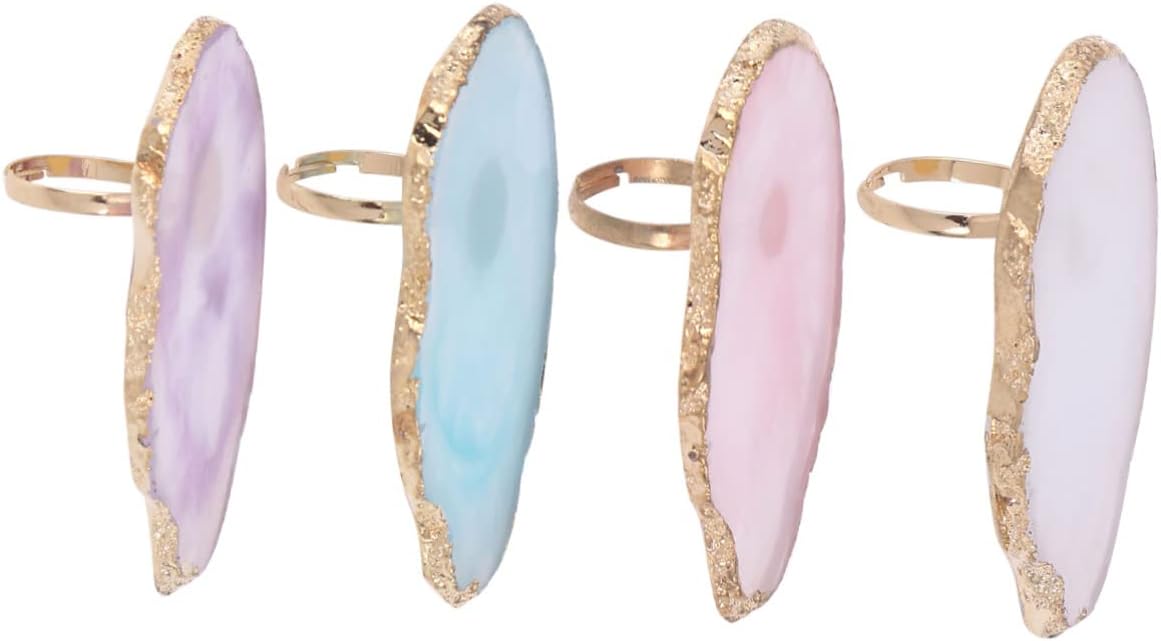 Makeup Pallets Ring Resin Tray Nail Tip Palettes Color Mixing Plate for ...