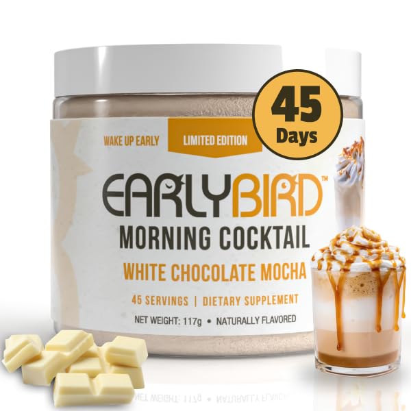 Amazon.com : EarlyBird Energy Drink Powder, Morning Cocktail White ...