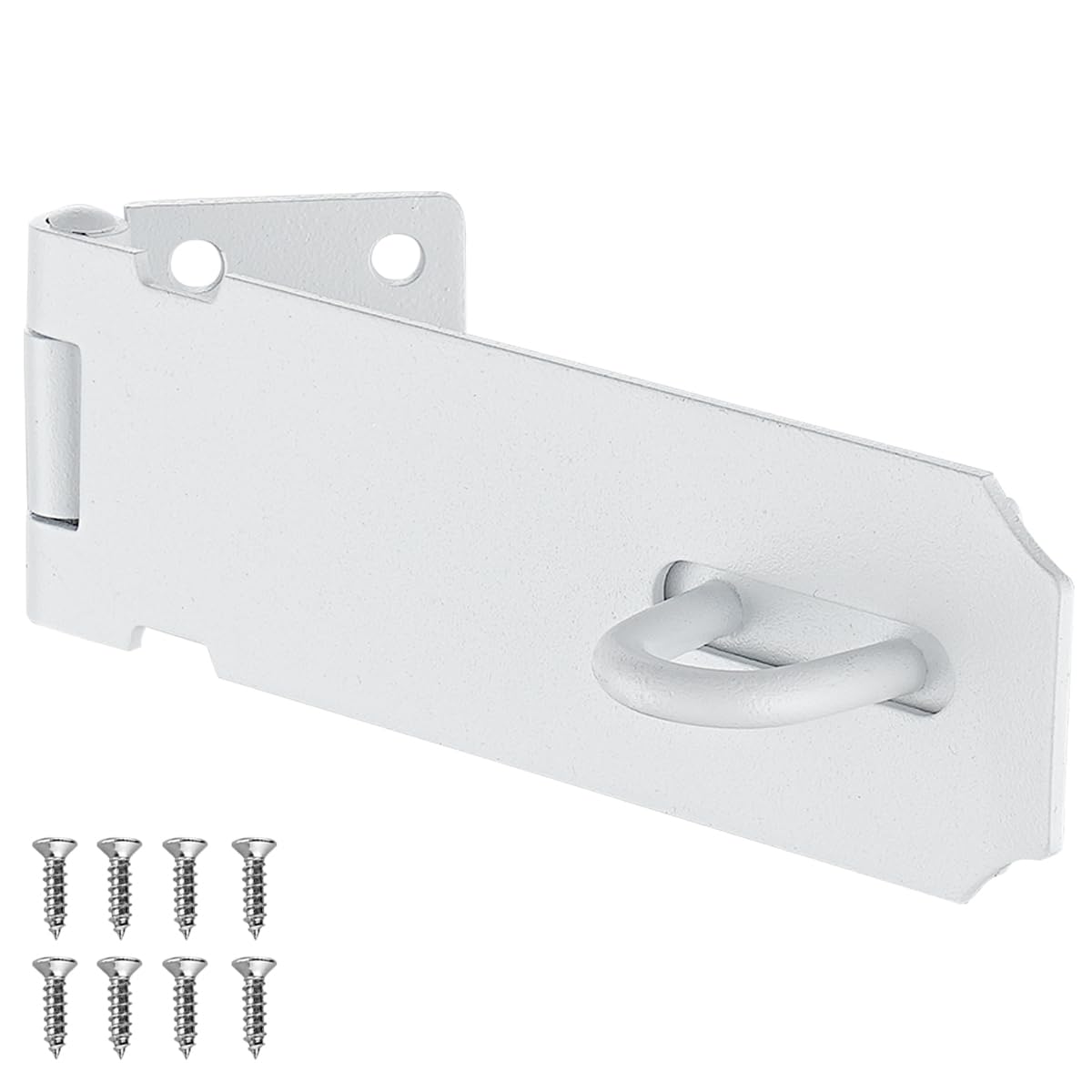 Snapklik.com : Door Hasp Latch Lock, 5 Inch 304 Stainless Steel Safety ...