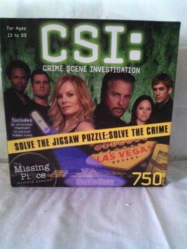 CSI: CRIME SCENE INVESTIGATION 750 PIECE MYSTERY PUZZLE DEAD HEAT ...