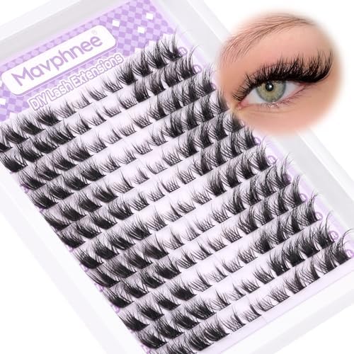 Amazon.com: ALICE Lash Clusters DIY Lash Extensions 240PCS 14-20MM ...