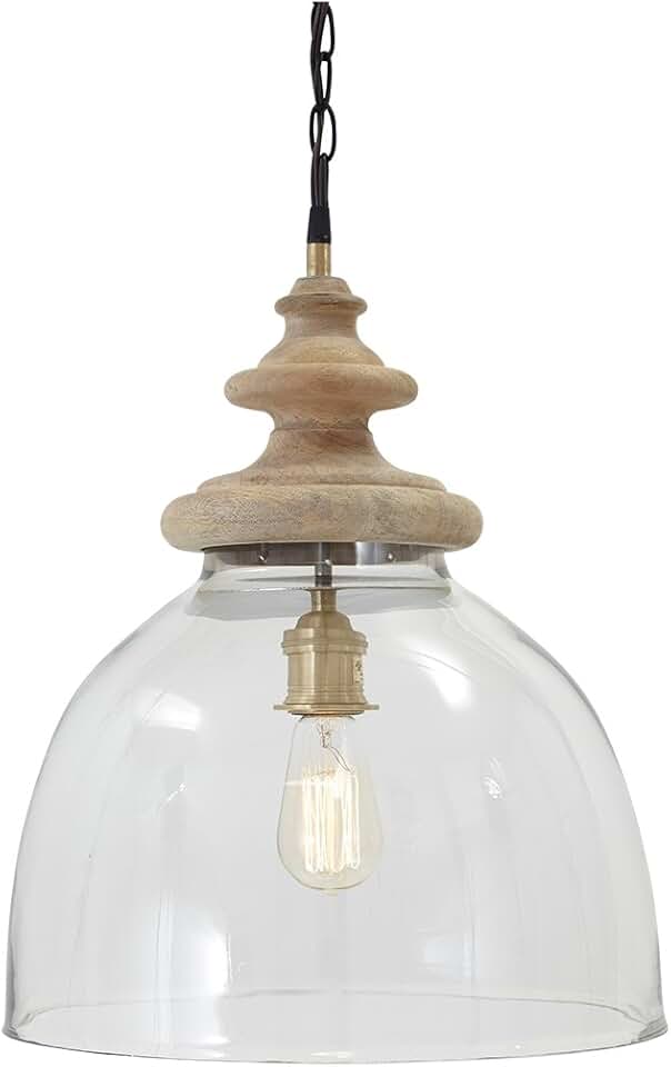 Amazon.com: large glass pendant light